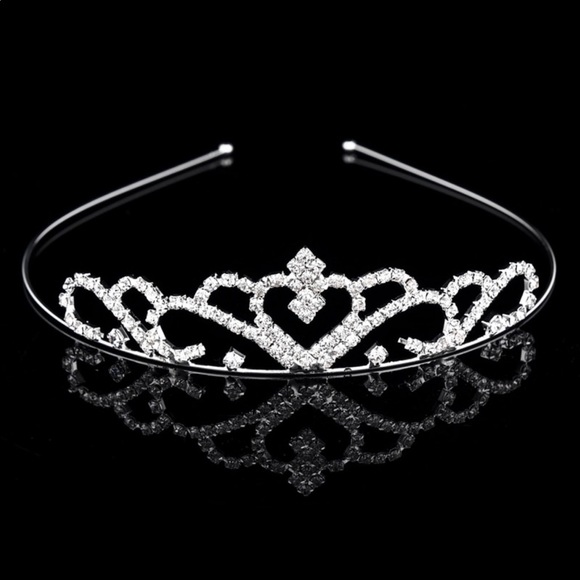 Accessories | Crystal Heart Princess Tiara | Poshmark